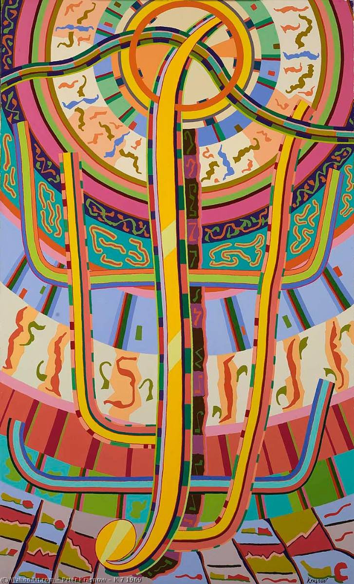 Get Paintings Reproductions K 7 1969, 1969 by Peter Krasnow (Inspired ...
