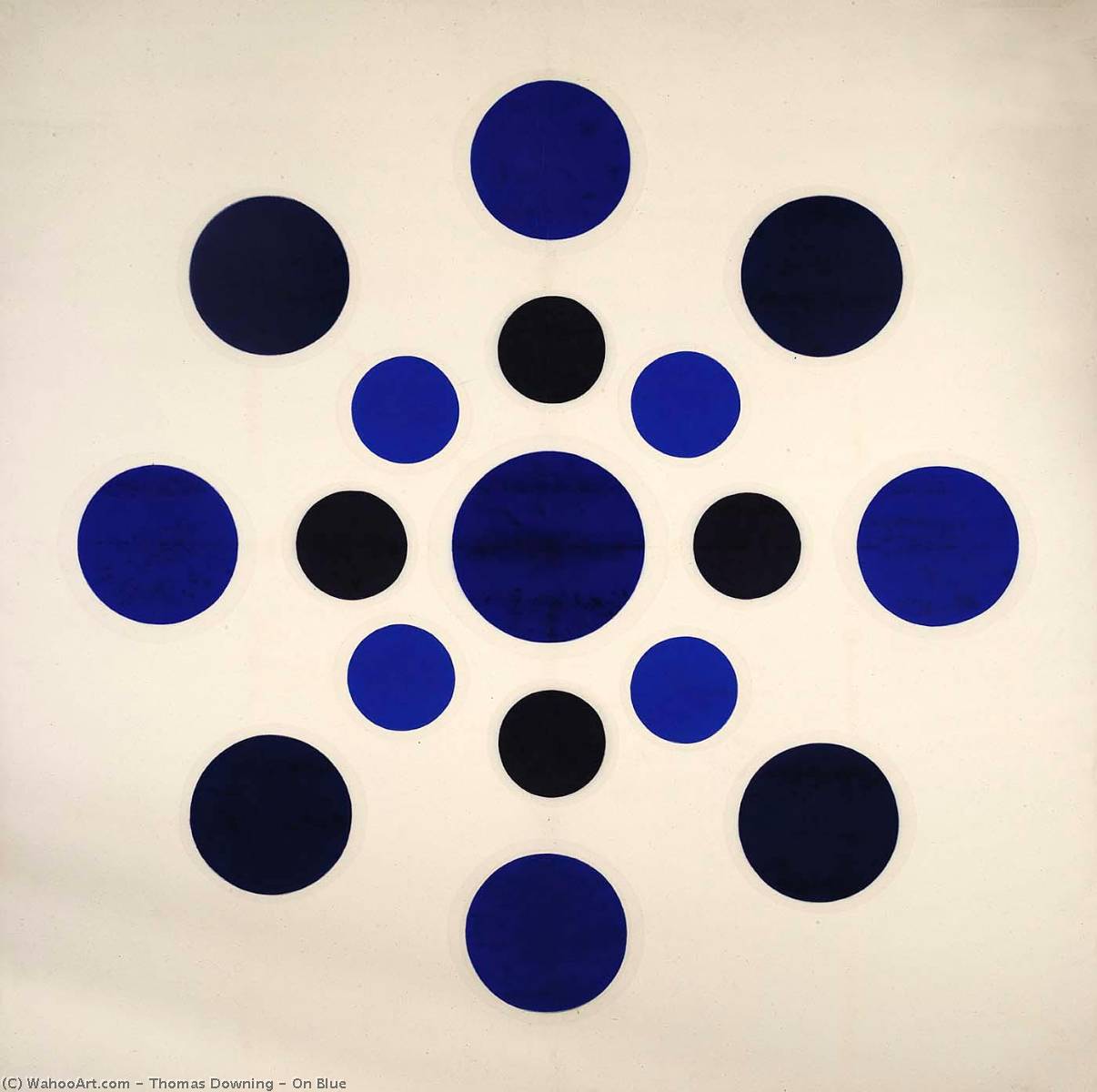 On Blue, 1963 by Thomas Downing Thomas Downing | WahooArt.com