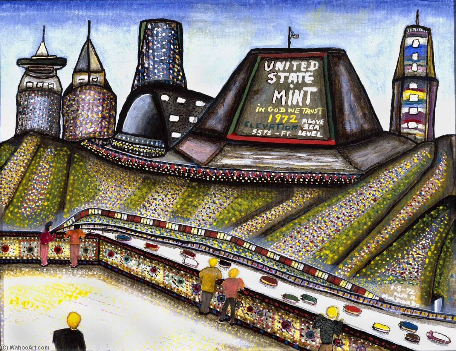 Paintings Reproductions United State Mint In God We Trust, 1972 by ...