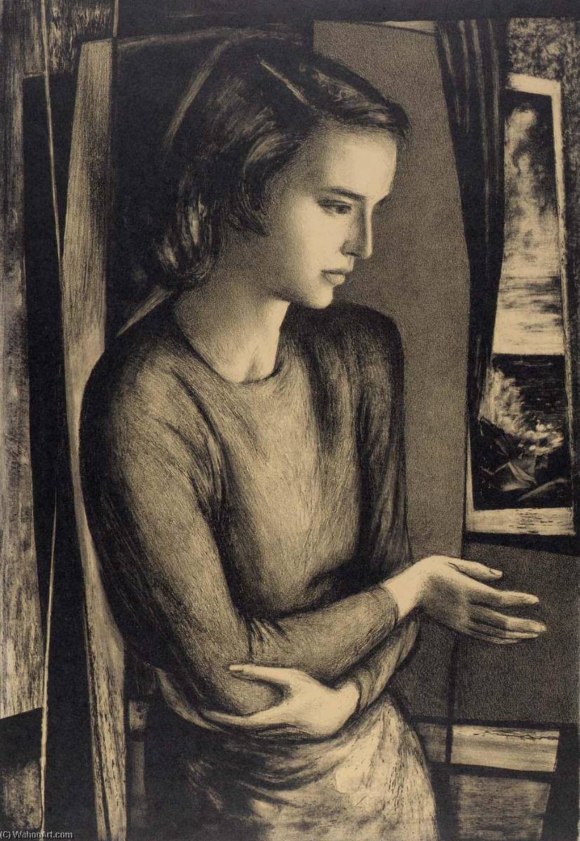 Purchase Oil Painting Replica Soliloquy, 1949 by Benton Spruance ...