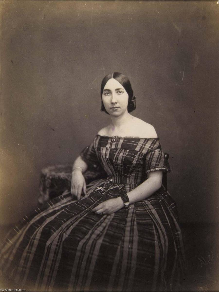Retrato de una mujer joven, 1857 de Oliver H Willard Oliver H Willard ...