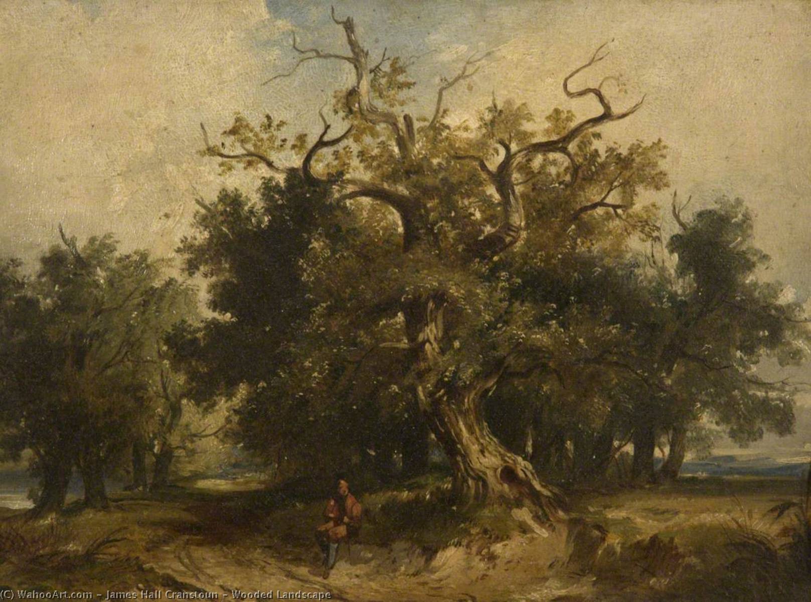 Buy Museum Art Reproductions Wooded Landscape, 1847 by James Hall ...