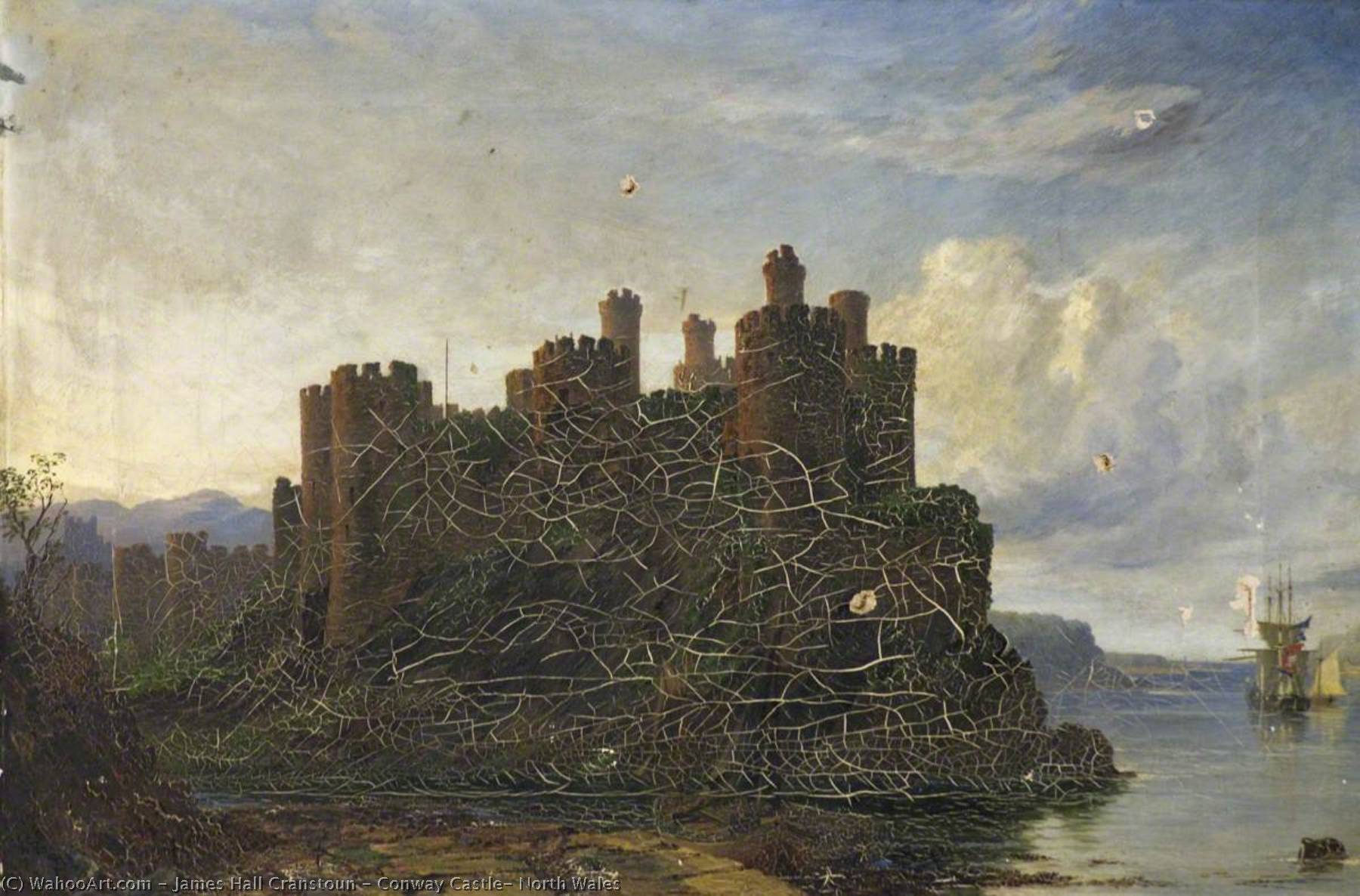 Holen Kunstreproduktionen Conway Castle, North Wales, 1866 von James ...
