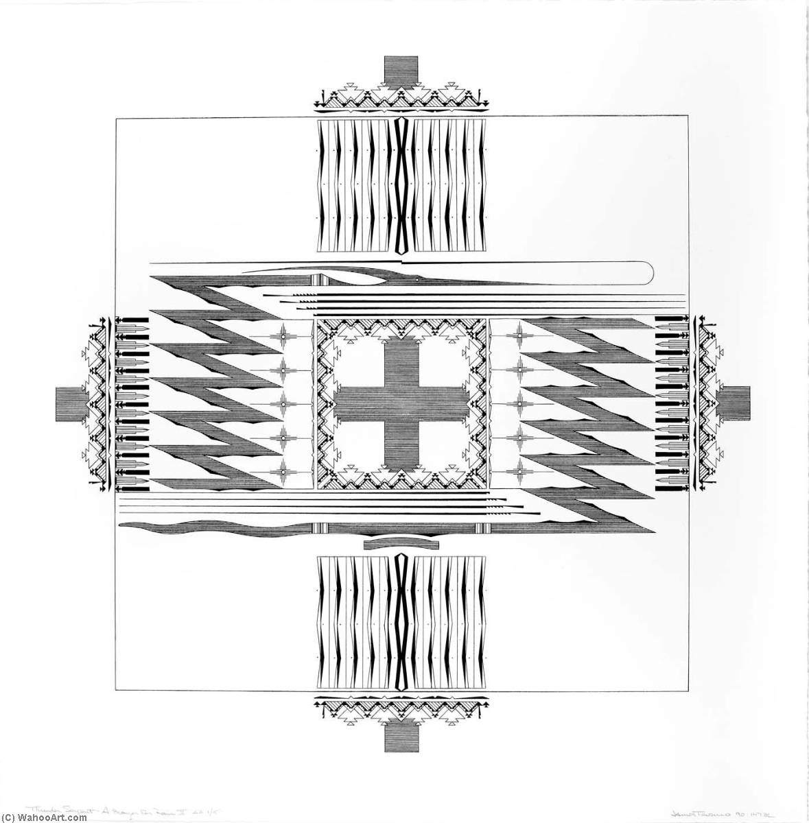 Thunder Serpent A Prayer for Rain V, 1990 by James Trujillo James ...