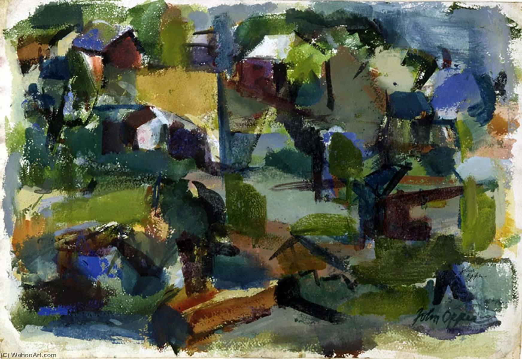 Obtener Reproducciones De Bellas Artes Farmyard, 1937 de John Opper ...