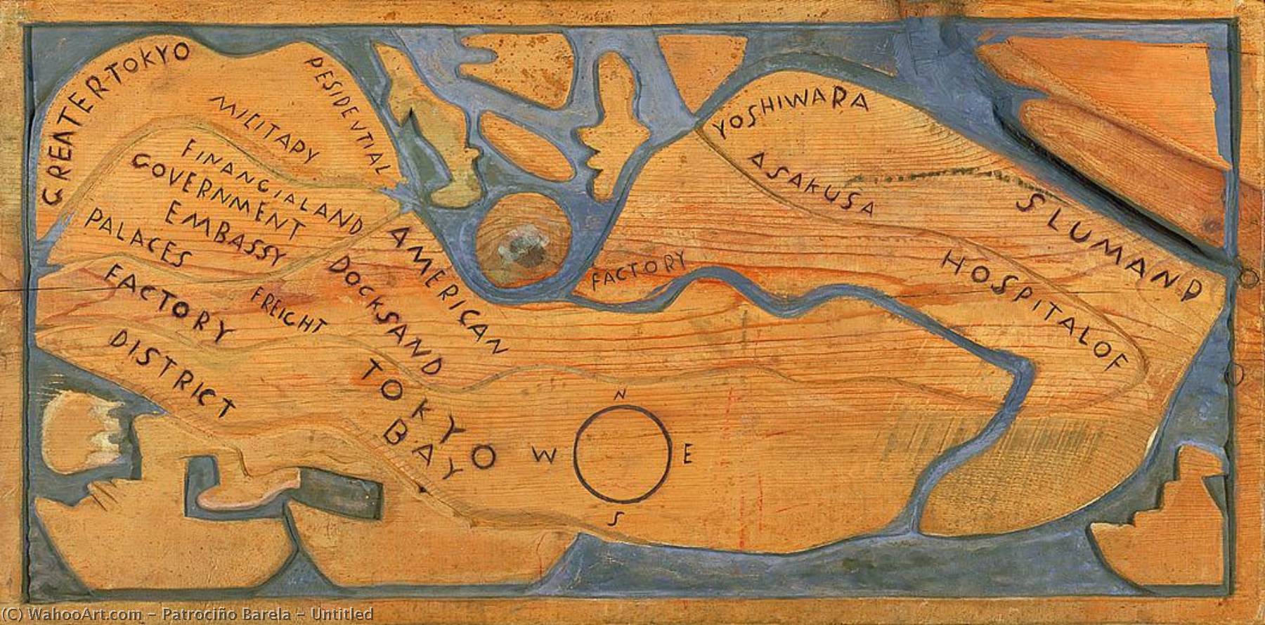 Get Paintings Reproductions Untitled, 1943 by Patrociño Barela (Inspired By) (1900-1964 ...