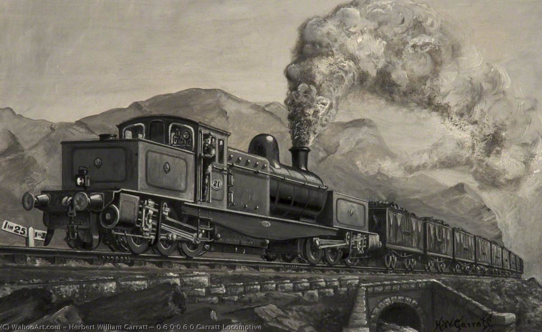 0 6 0 0 6 0 Garratt Locomotive, 1909 by Herbert William Garratt Herbert ...