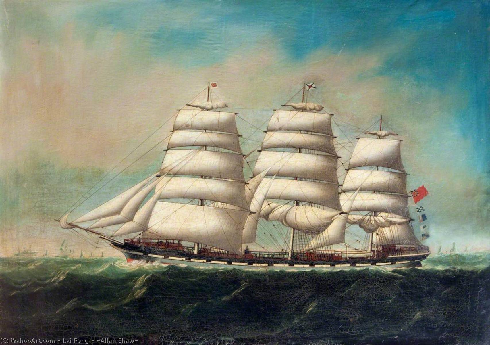 Reproducciones De Bellas Artes Allan Shaw, 1887 de Lai Fong (1839-1890 ...