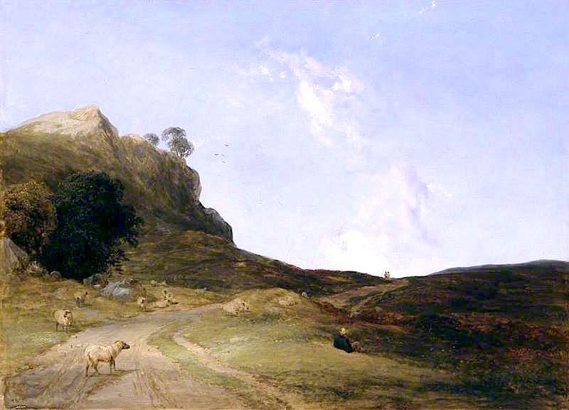 Order Artwork Replica Moorland Landscape, 1840 by Thomas Creswick (1811 ...