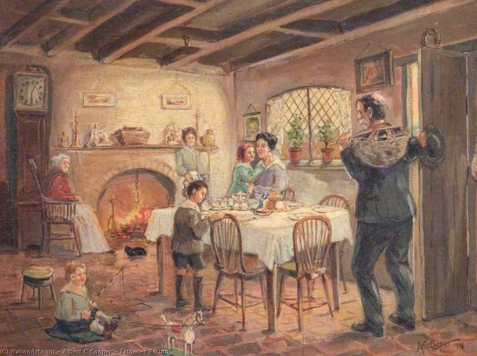 Regreso del Padre, 1919 de Albert C Cooper (1890-1989) Albert C Cooper ...