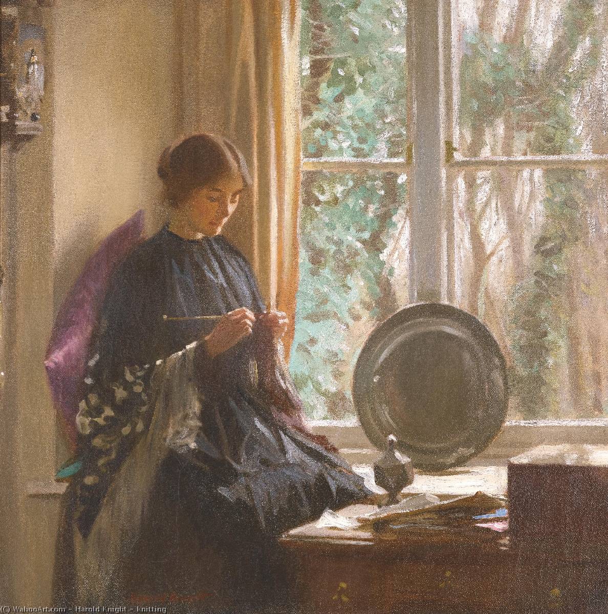 Adquirir Reproducciones De Pinturas Tejer de Harold Knight (Inspirado ...