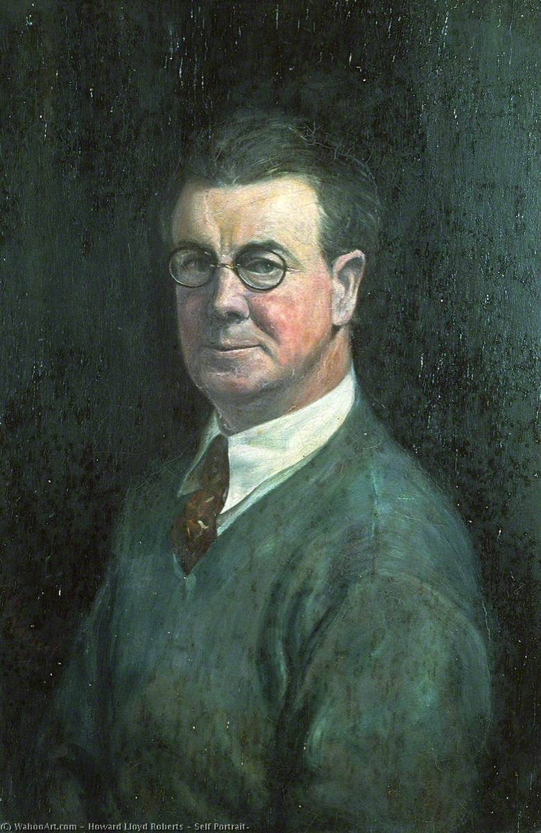 Retrato auto, 1920 de Howard Lloyd Roberts Howard Lloyd Roberts ...