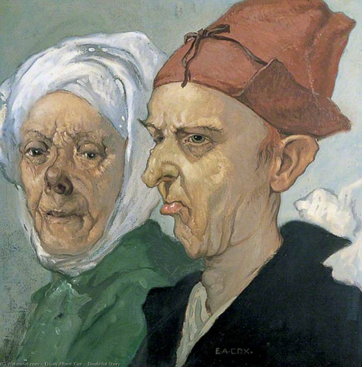 Reproducciones De Arte Del Museo Historia dudosa de Elijah Albert Cox ...