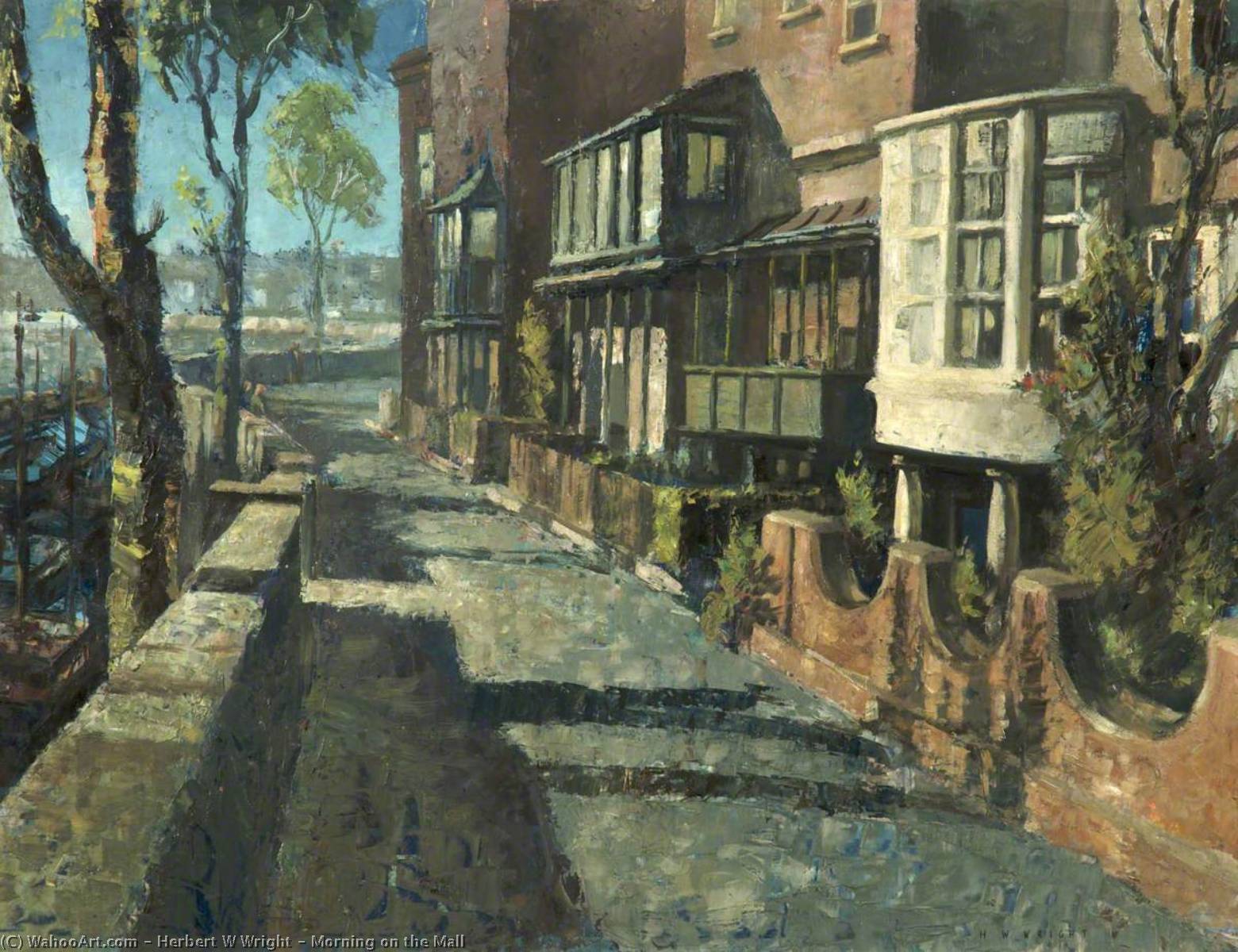 Bonjour sur le Mall de Herbert W Wright Herbert W Wright | WahooArt.com