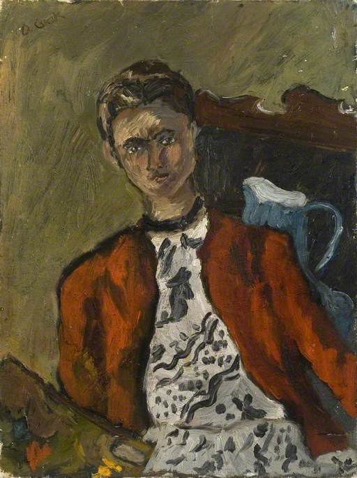 Portrait of a Lady by Olive Cook (1912-2002) Olive Cook | WahooArt.com