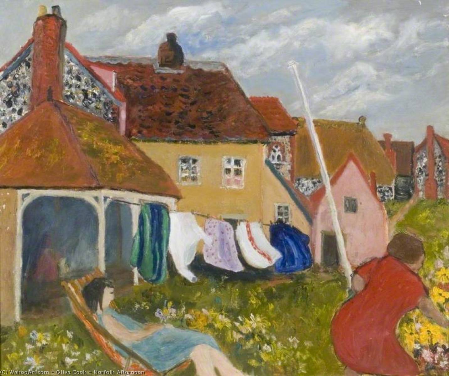 Tarde de Norfolk por Olive Cook (1912-2002) Olive Cook | WahooArt.com