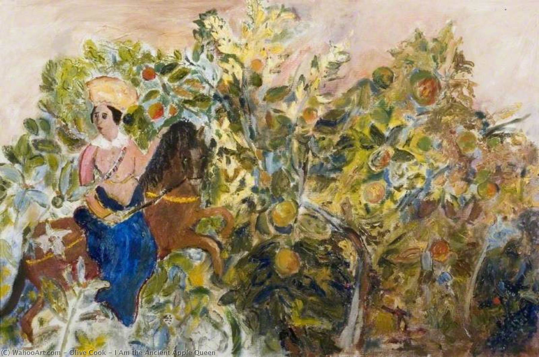 Artwork Replica I Am the Ancient Apple Queen by Olive Cook (Inspired By ...