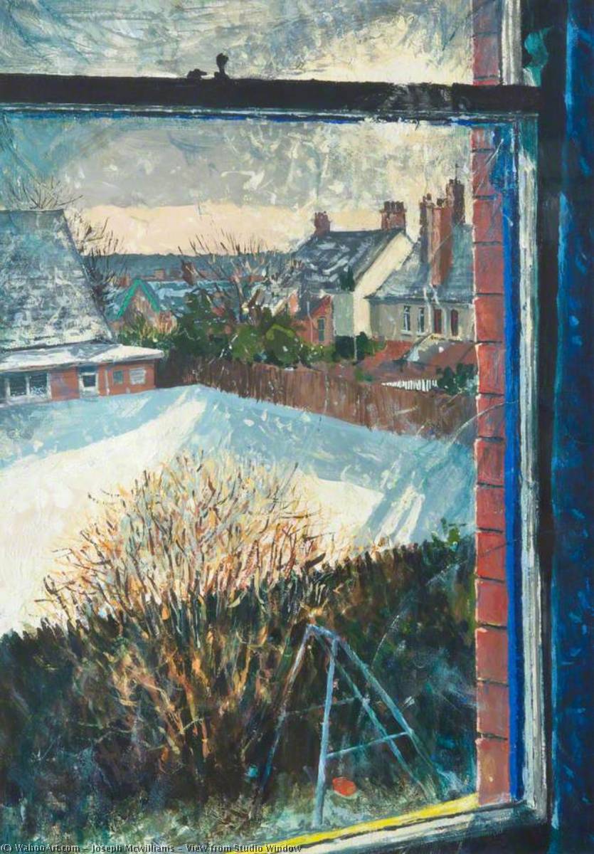 View from Studio Window, 1993 by Joseph Mcwilliams Joseph Mcwilliams | WahooArt.com