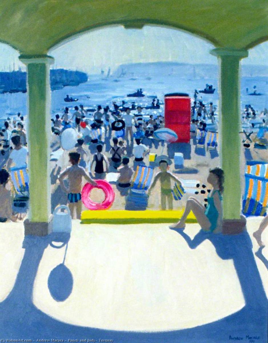Punch y Judy, Torquay, 1991 de Andrew Macara Andrew Macara | WahooArt.com