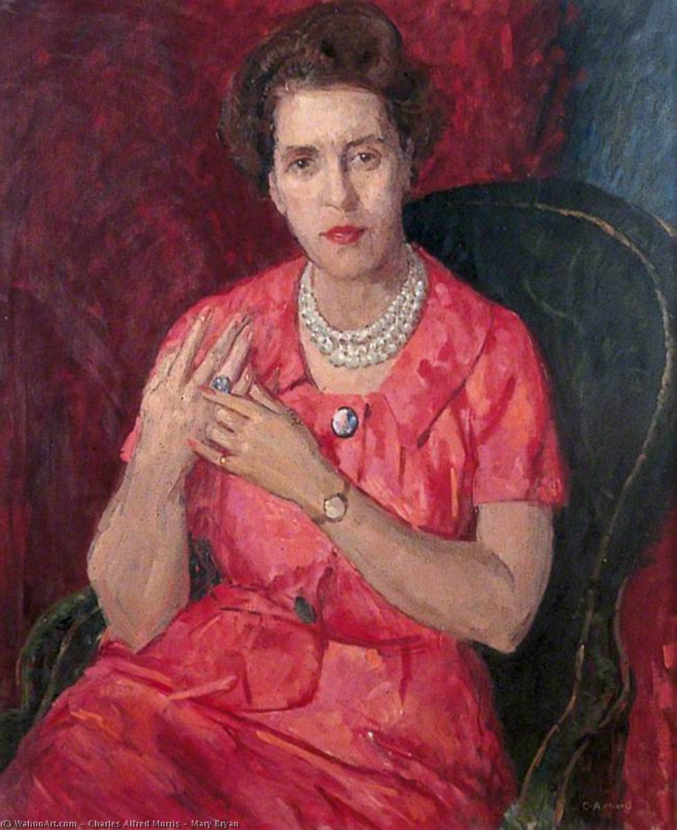 Gravura De Qualidade De Museu Mary Bryan por Charles Alfred Morris ...