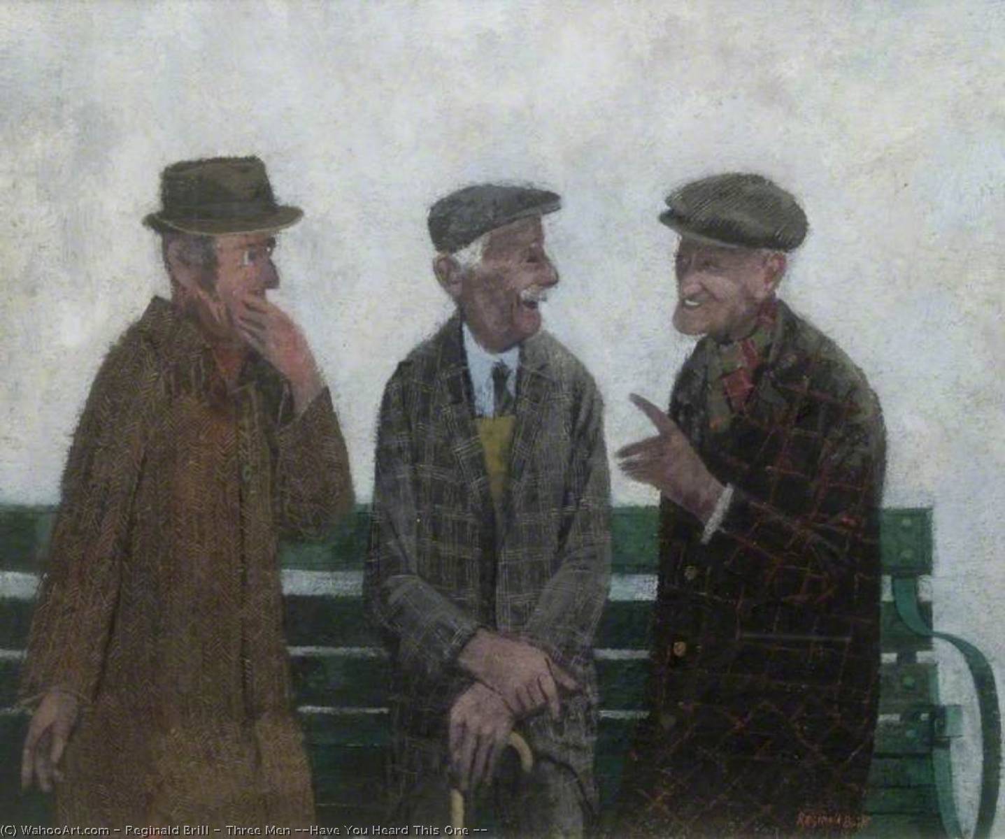 Get Paintings Reproductions Three Men (`Have You Heard This One `) by ...