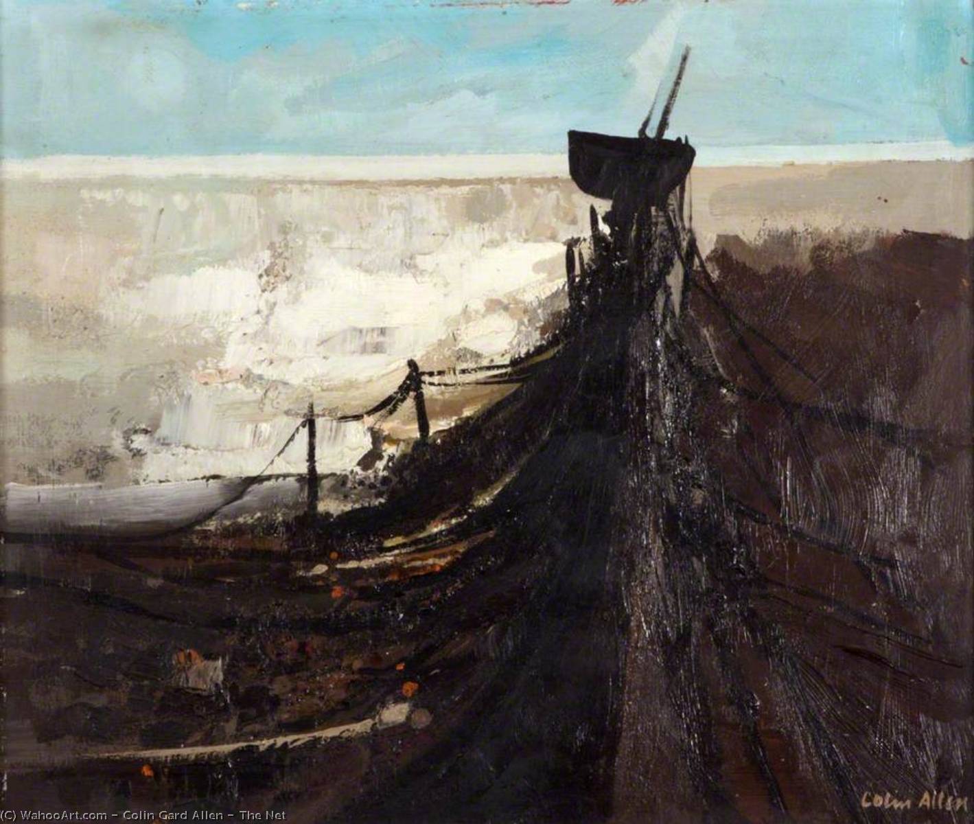 The Net by Colin Gard Allen (1926-1987) Colin Gard Allen | WahooArt.com