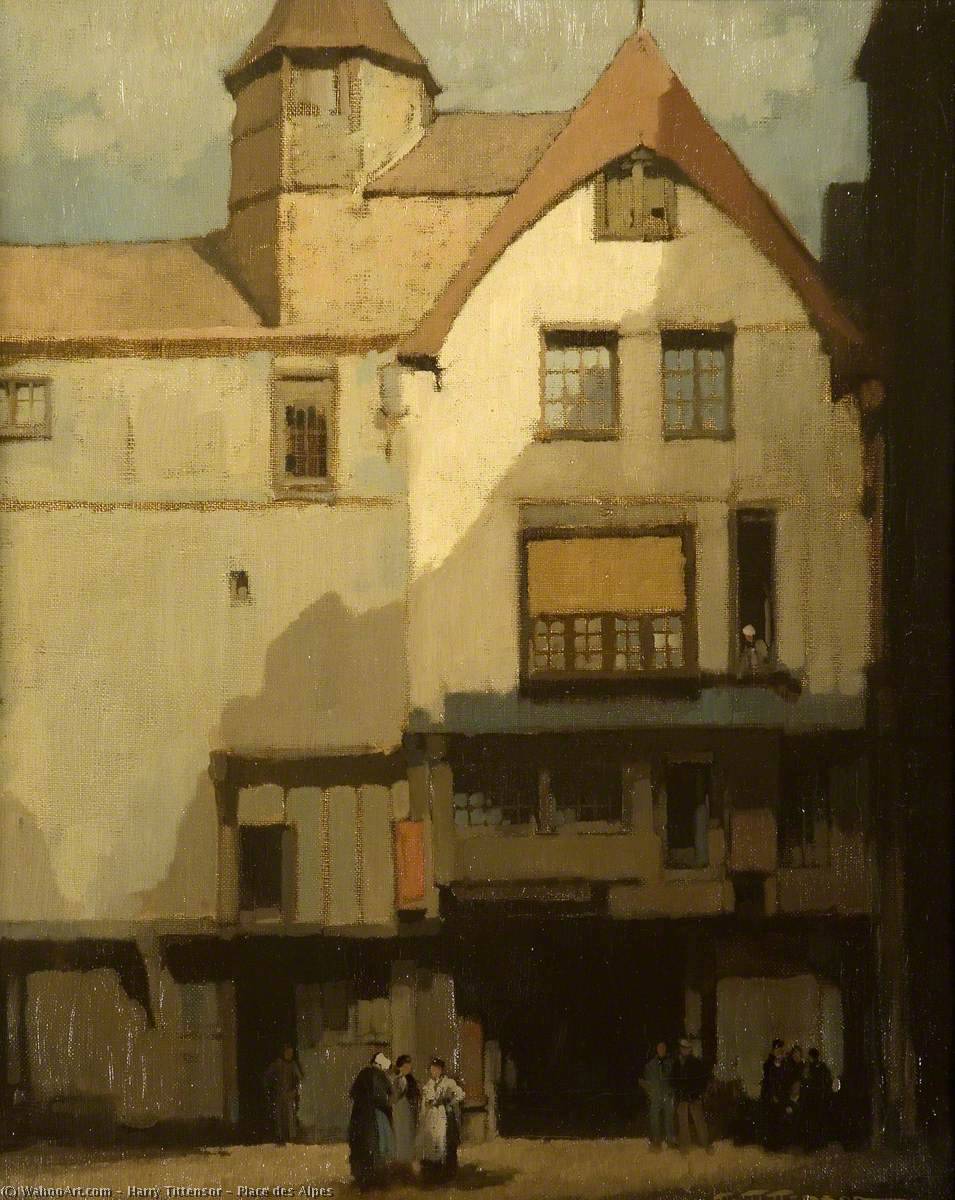 Riproduzioni Di Belle Arti Luogo delle Alpi di Harry Tittensor (1887 ...