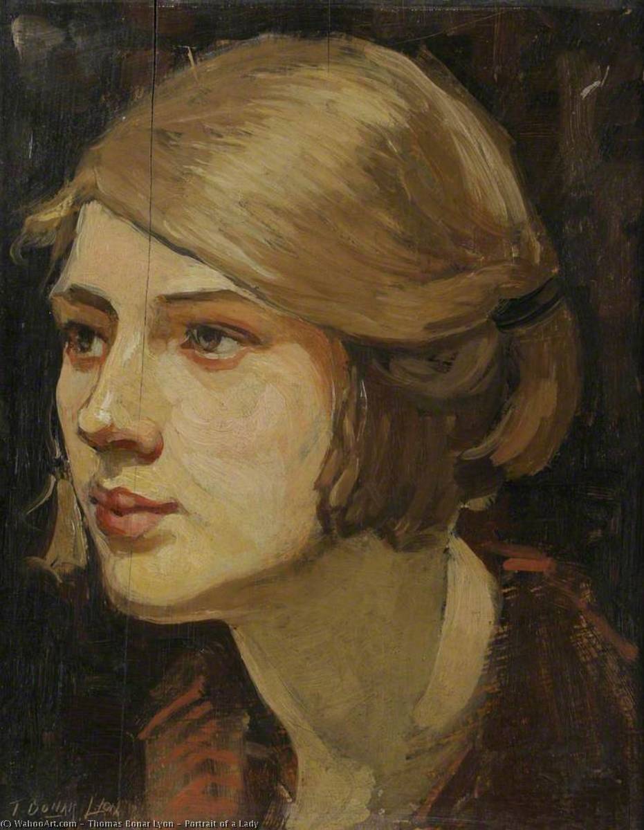 Compre Museu De Reproduções De Arte Retrato de uma senhora por Thomas ...