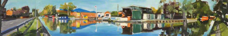 Canal at Eccles, 2011, 2011 by Liam David Spencer Liam David Spencer | WahooArt.com