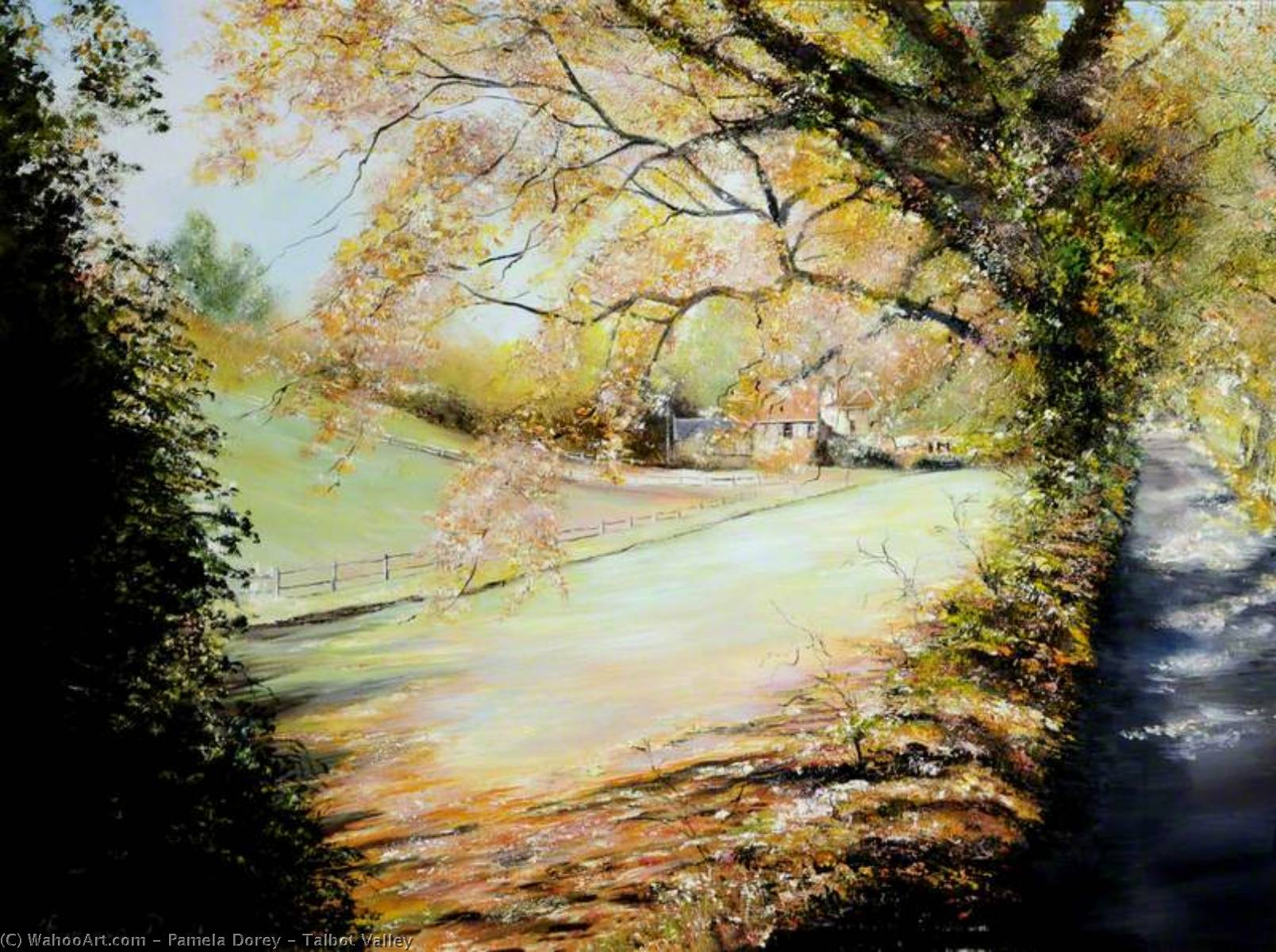 Talbot Valley, 2008 by Pamela Dorey Pamela Dorey | WahooArt.com