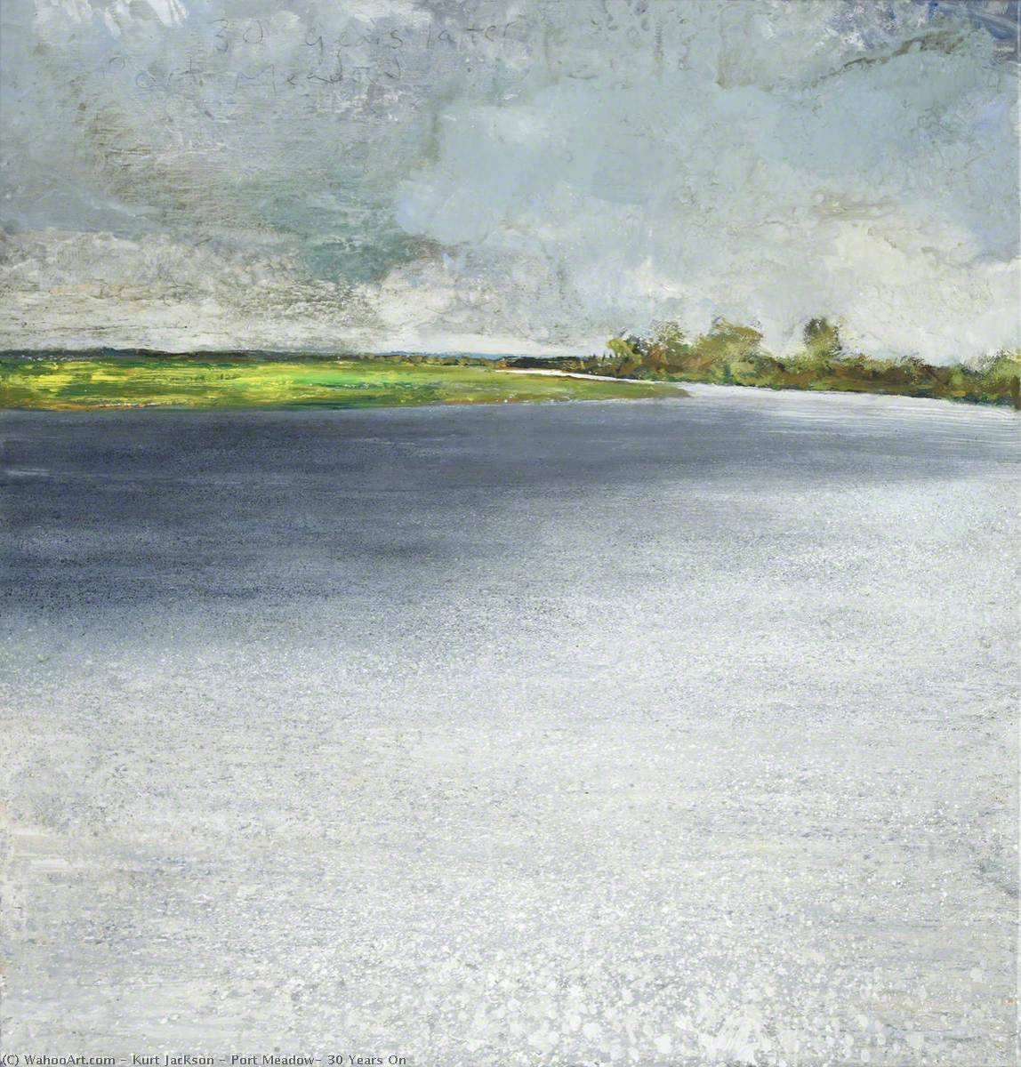 Port Meadow, 30 Years On, 2010 by Kurt Jackson Kurt Jackson | WahooArt.com