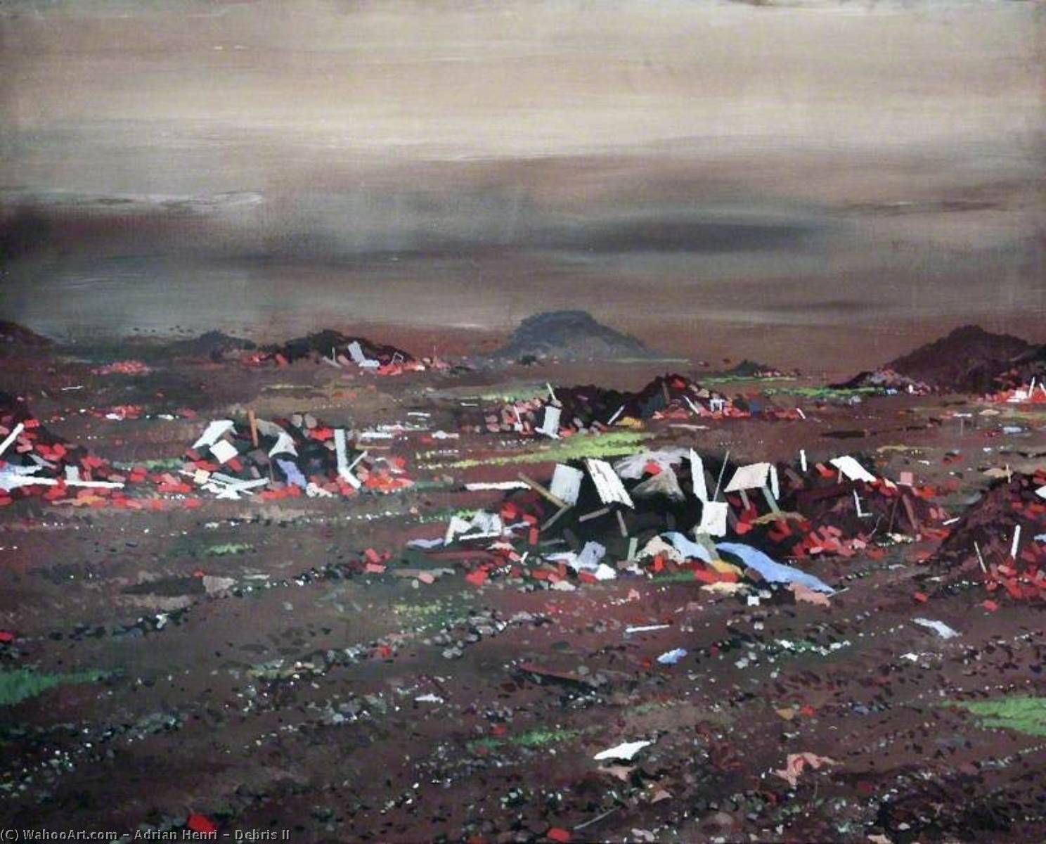 Débris II de Adrian Henri (1932-2000) Adrian Henri | WahooArt.com
