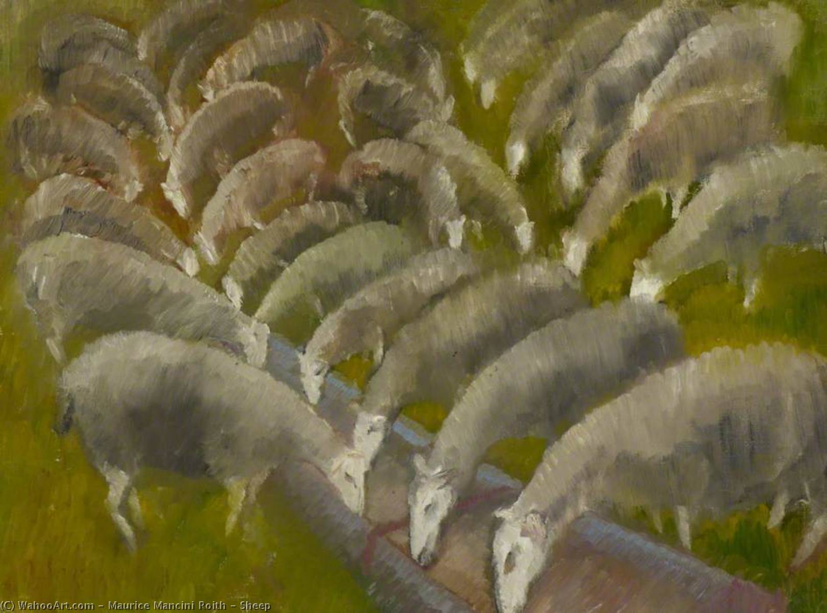 Buy Museum Art Reproductions Sheep by Maurice Mancini Roith (Inspired ...