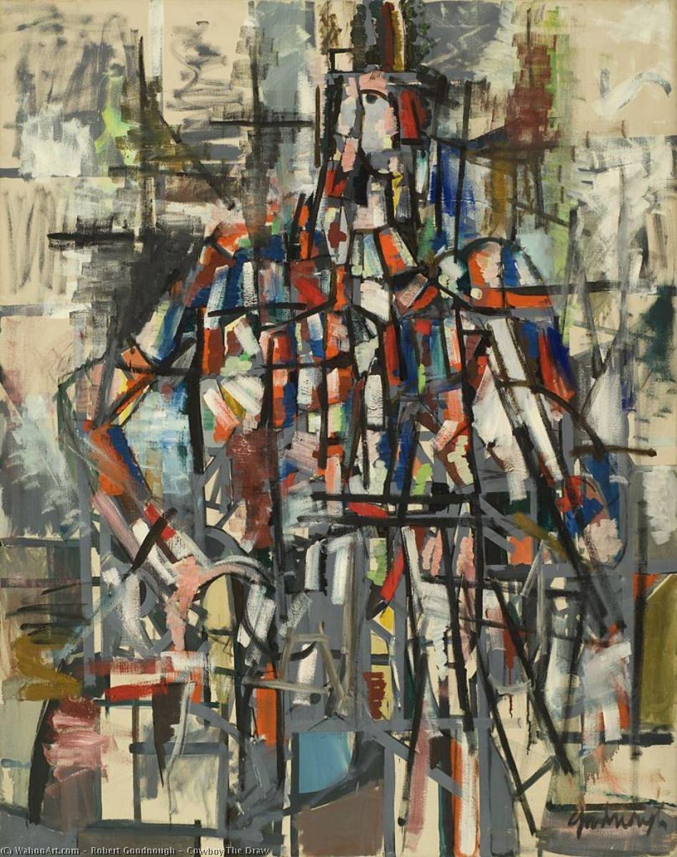 Cowboy The Draw, 1958 by Robert Goodnough (1917-2010, United States ...