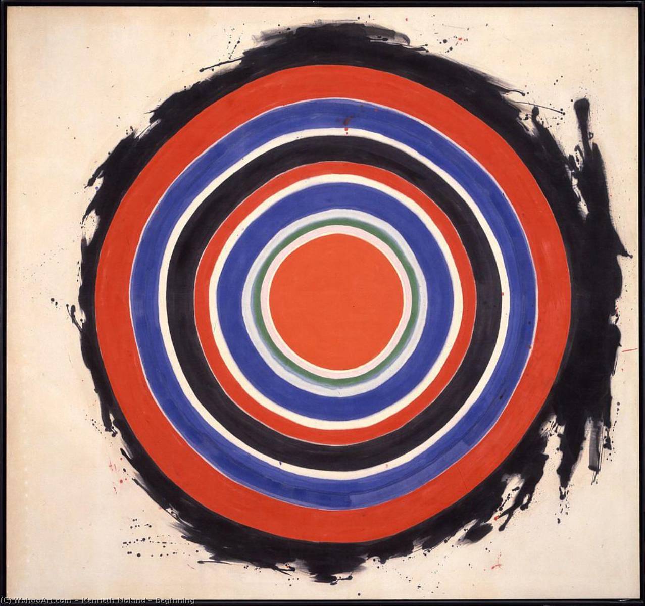 Inizio, 1958 di Kenneth Noland (1924-2010, United States) Kenneth ...