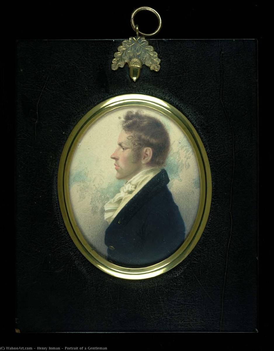 Get Paintings Reproductions Portrait of a Gentleman, 1825 by Henry Inman (1801-1846, United ...