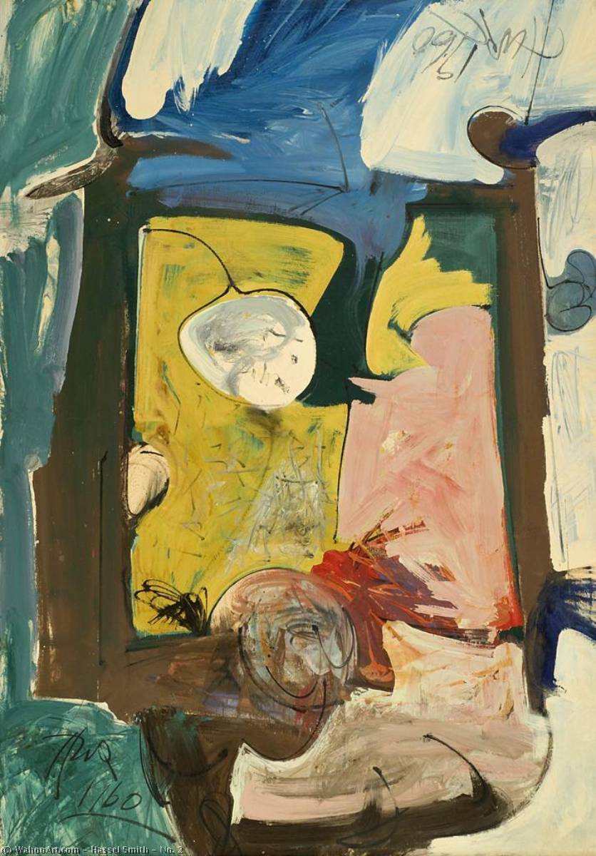 No. 2, 1960 by Hassel Smith (1915-2007, United States) Hassel Smith ...