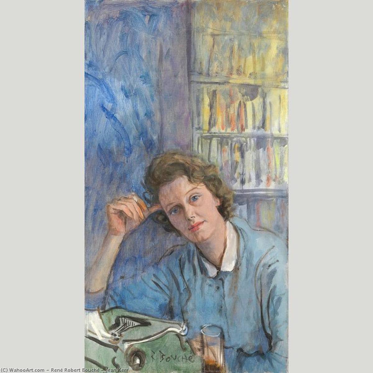Purchase Oil Painting Replica Jean Kerr, 1961 by René Robert Bouché ...