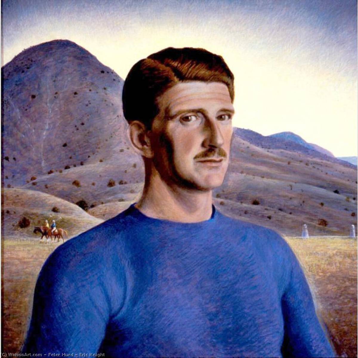 Get Paintings Reproductions Eric Knight, 1941 by Peter Hurd (Inspired ...