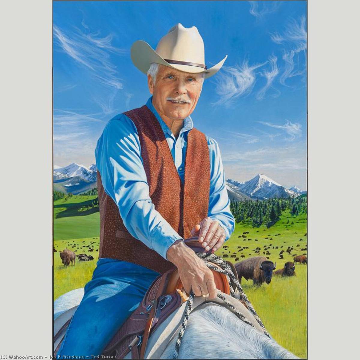 Ted Turner, 2013 de Jon R Friedman Jon R Friedman | WahooArt.com