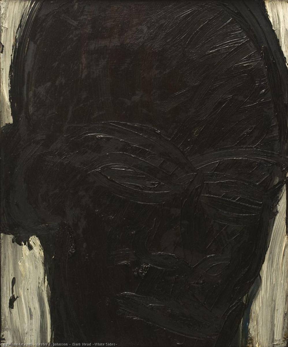 Dark Head (White Sides), 1960 de Lester F. Johnson (1919-2010) Lester F ...
