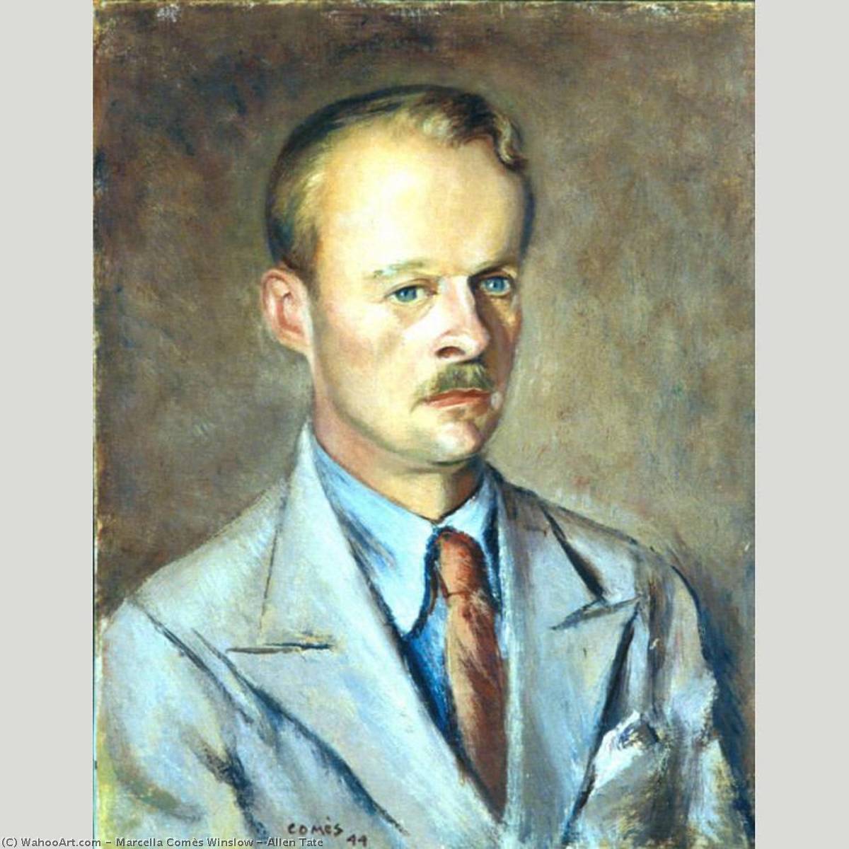 Allen Tate, 1944 de Marcella Comès Winslow Marcella Comès Winslow ...