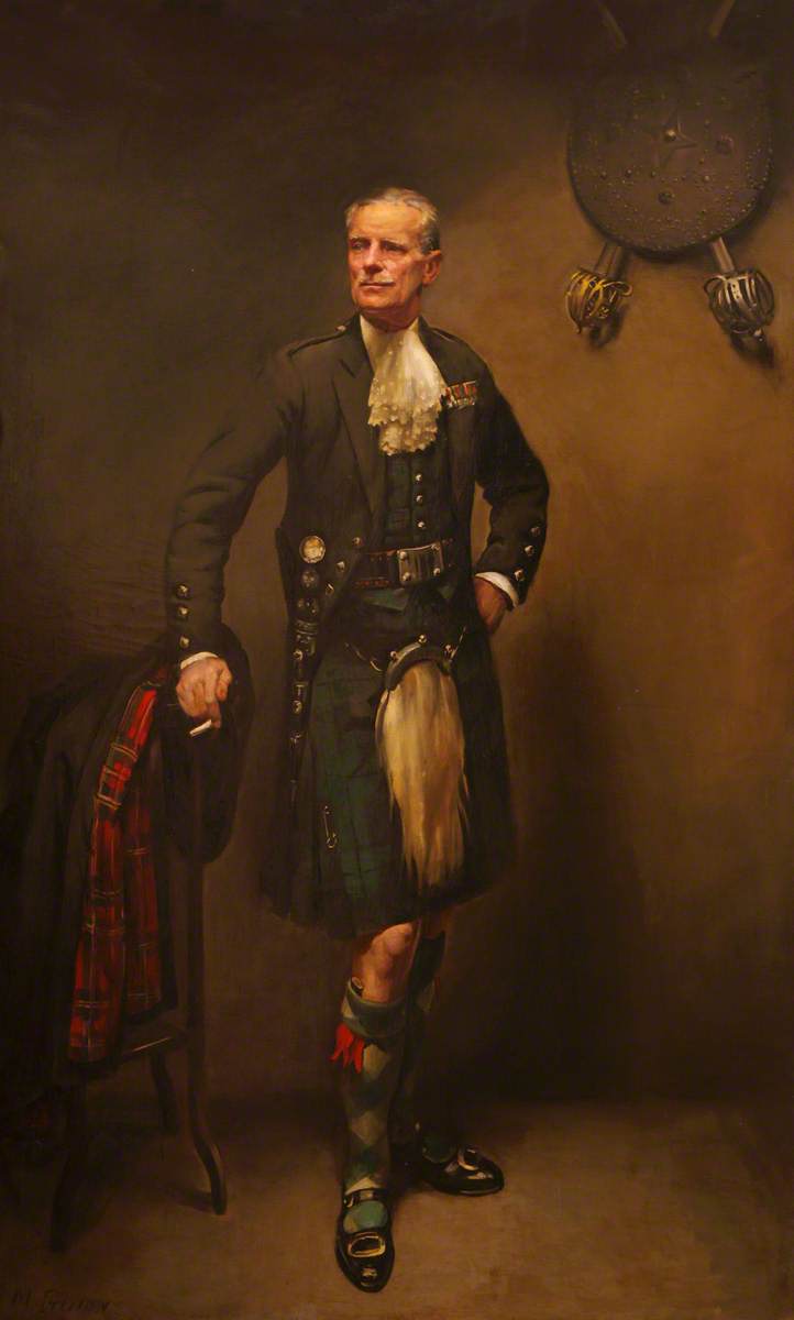 George Archer Rusk上校(1982年) 通过 Molly Guion (1910-1982) Molly Guion | WahooArt.com