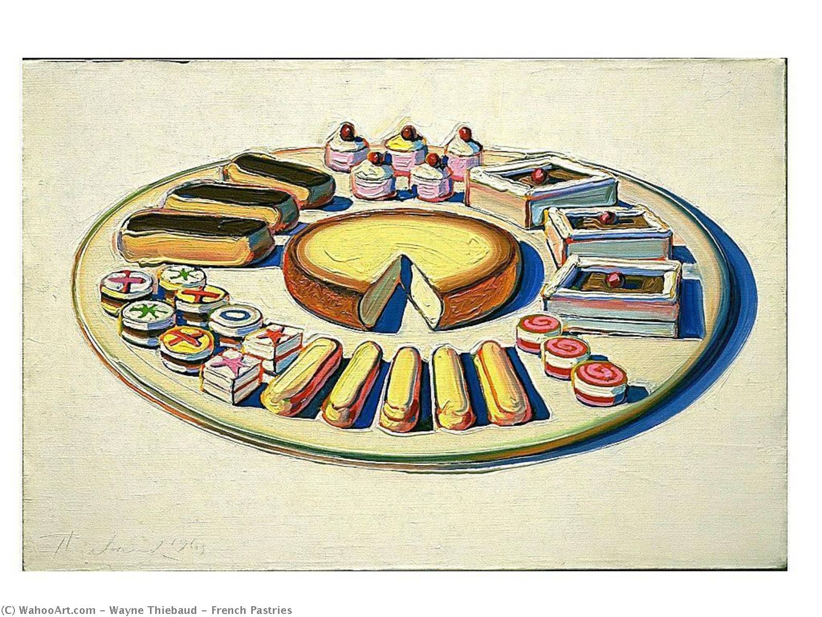 Pastas francesas, 1963 de Wayne Thiebaud (1920-2021, United States ...