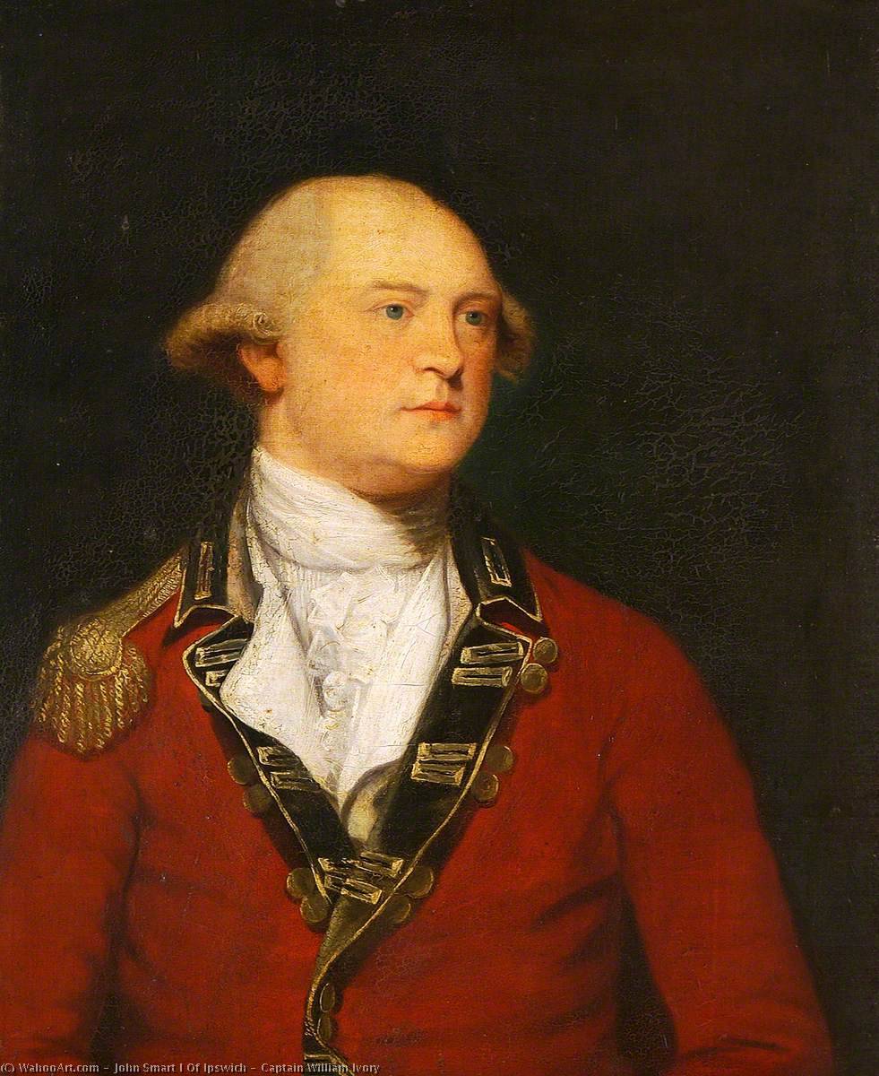 Captain William Ivory, 1780 by John Smart I Of Ipswich John Smart I Of ...