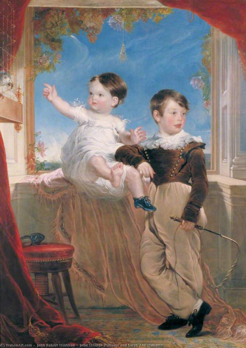 John Strange Williams e Sarah Ann Williams, 1830 por John Robert ...