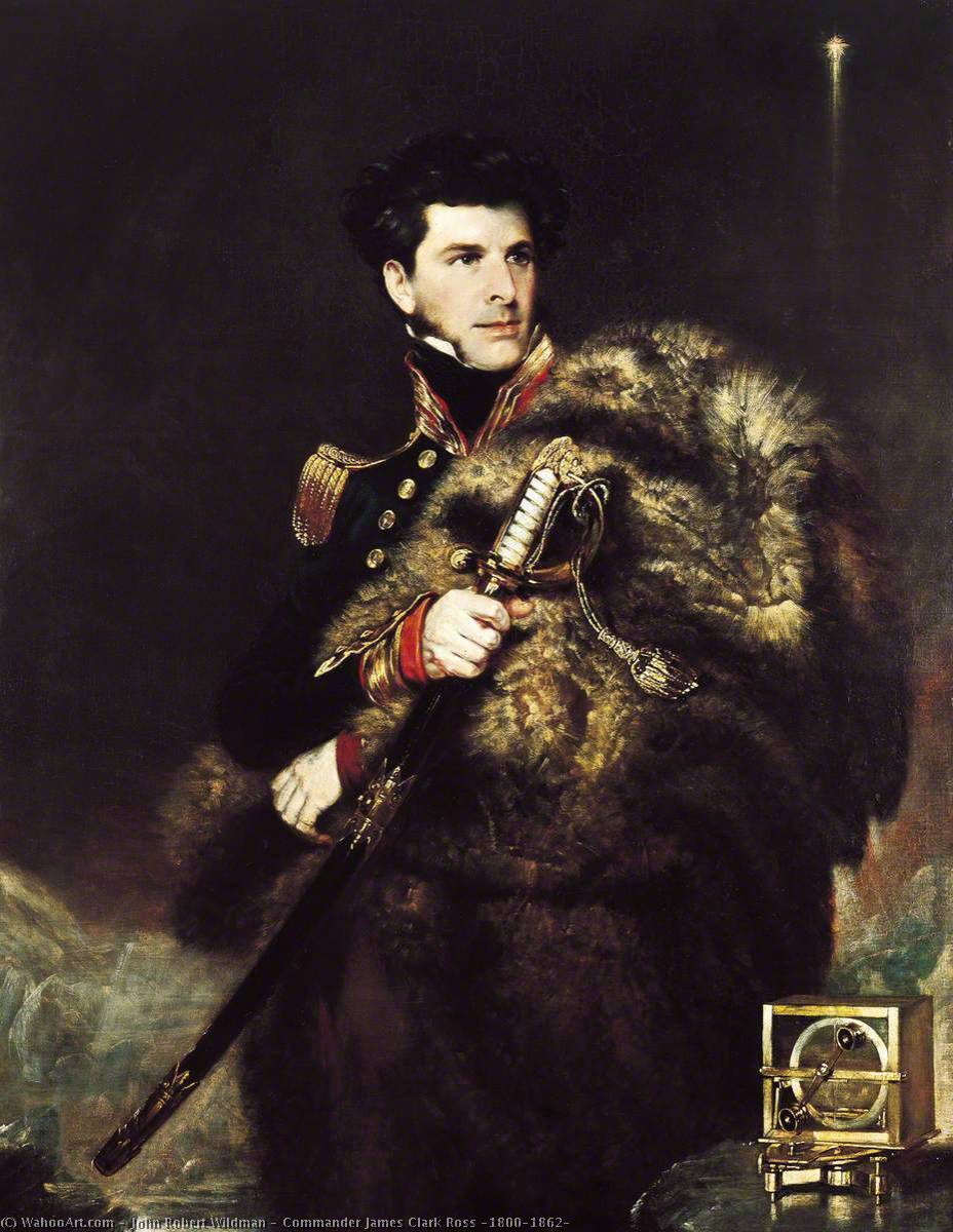 Comandante James Clark Ross (1800-1862), 1834 di John Robert Wildman ...