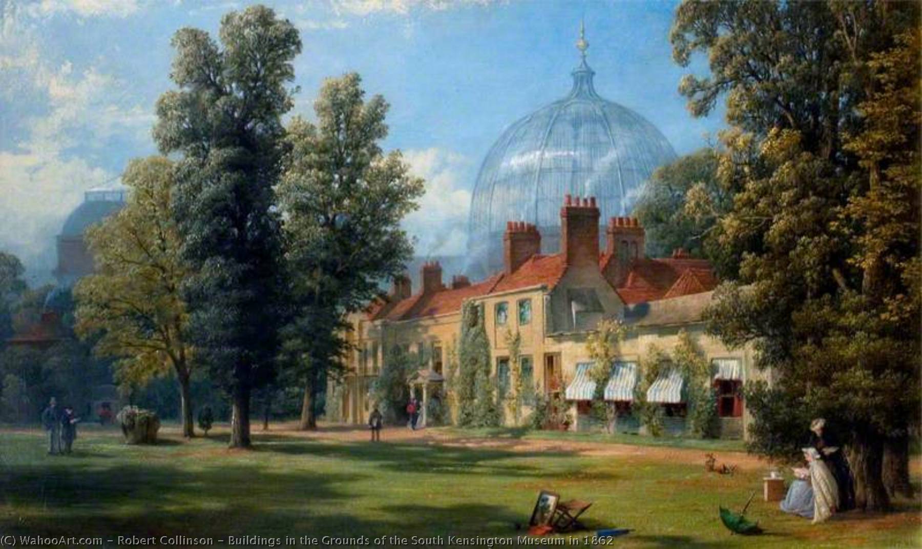 1862年 サウス・ケンジントン美術館の敷地内の建物, 1862 バイ Robert Collinson Robert Collinson ...