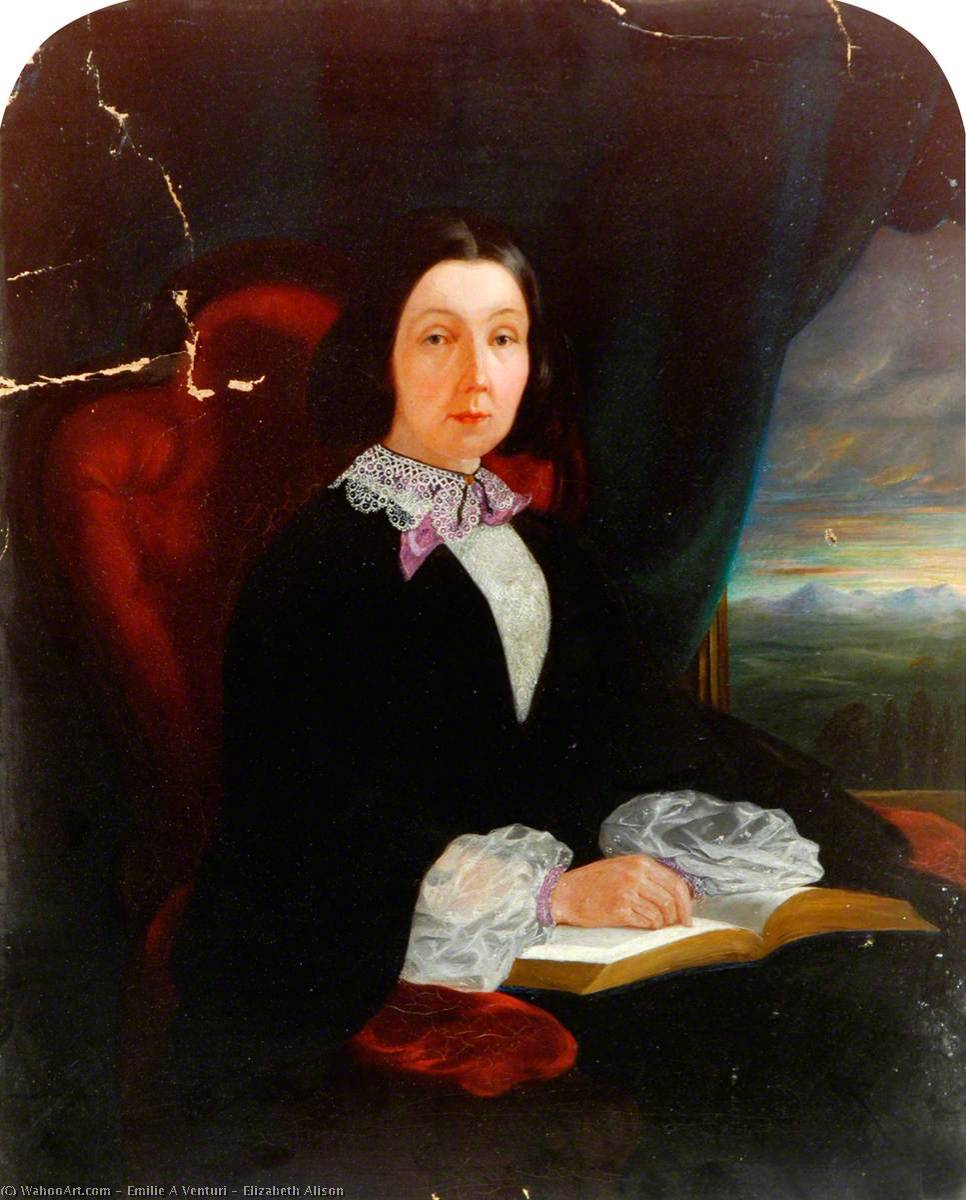 Elizabeth Alison, 1858 de Emilie A Venturi Emilie A Venturi | WahooArt.com