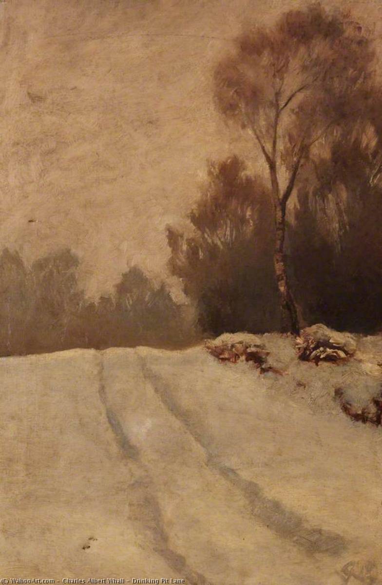 Drinking Pit Lane, 1897 by Charles Albert Whall Charles Albert Whall ...